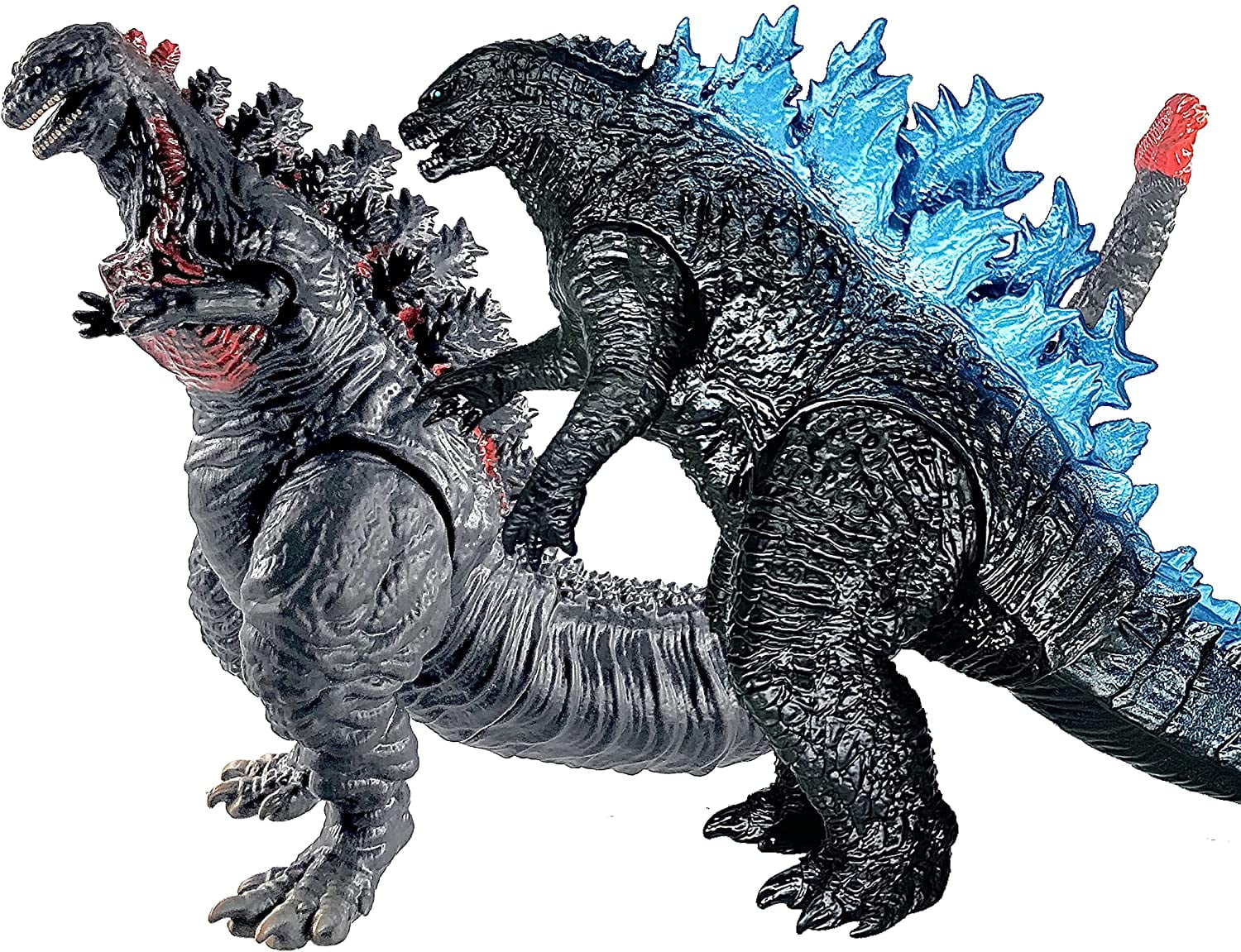 2021 Godzilla vs Kong Action Figures Set of 2, Movable Joints, Soft ...