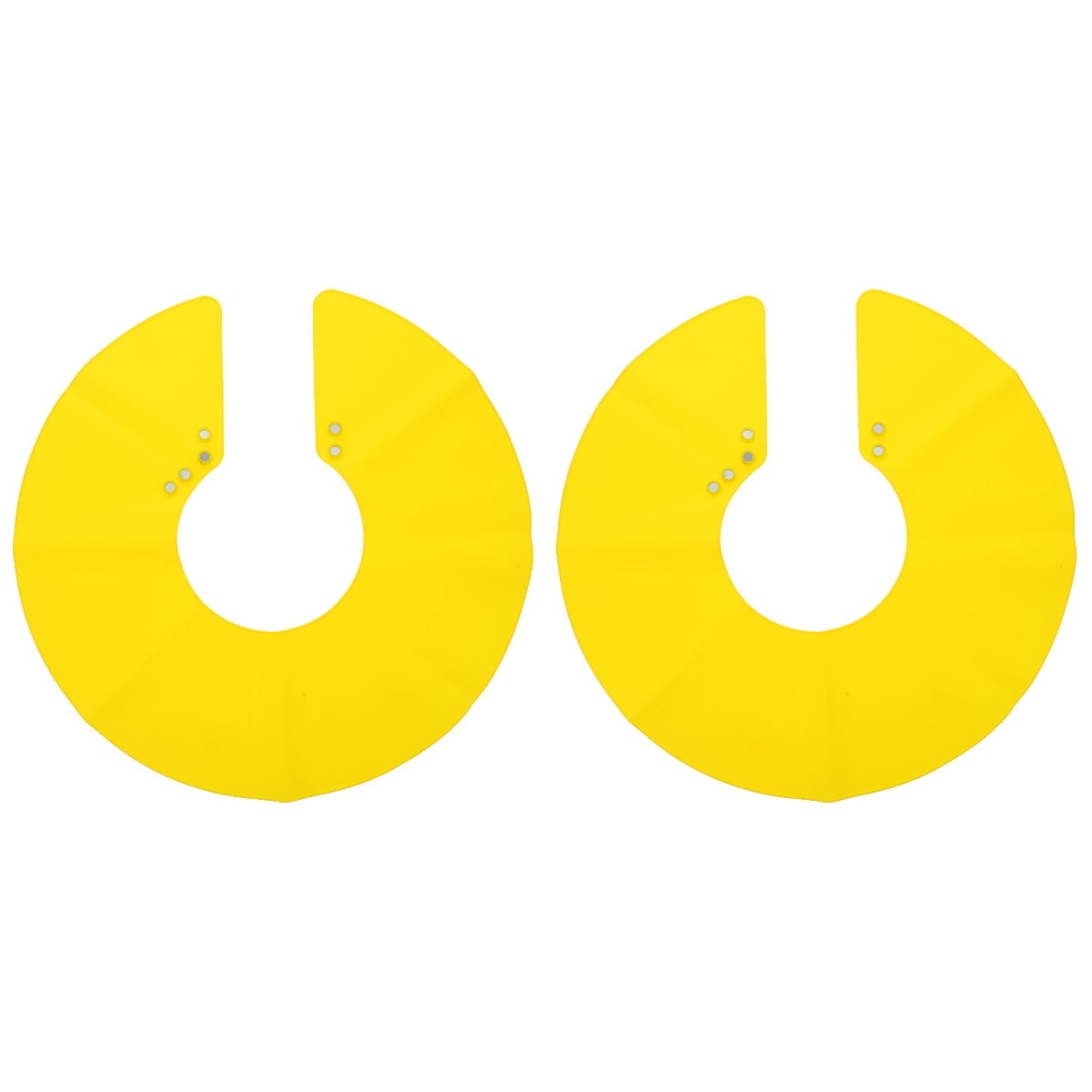 Set of 2 Hair Dye Cloth Apron Silicone Barber Styling Neck Cape Hair ...