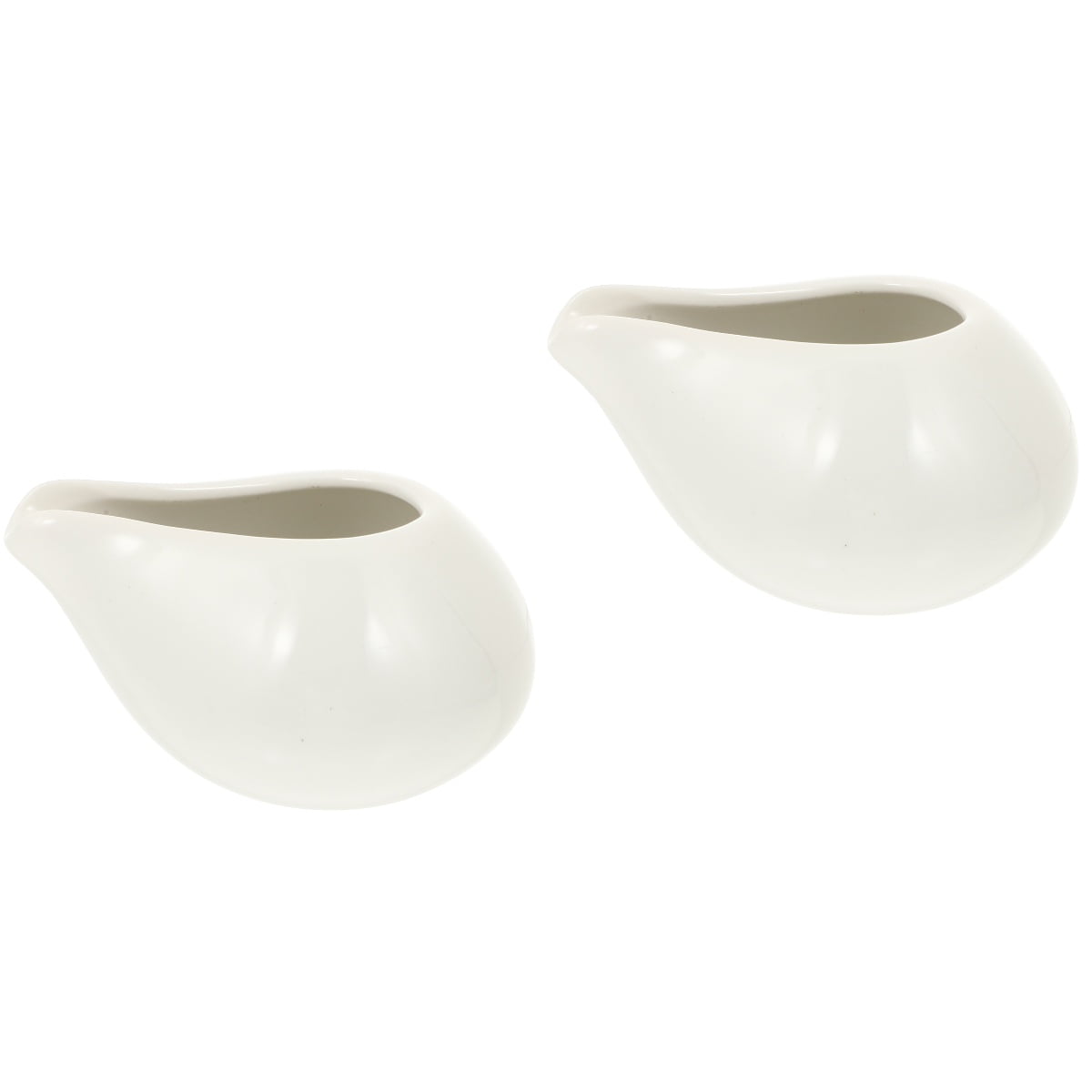Set of 2 Handleless Juice Bucket Coffee Creamer Western Tableware Honey ...