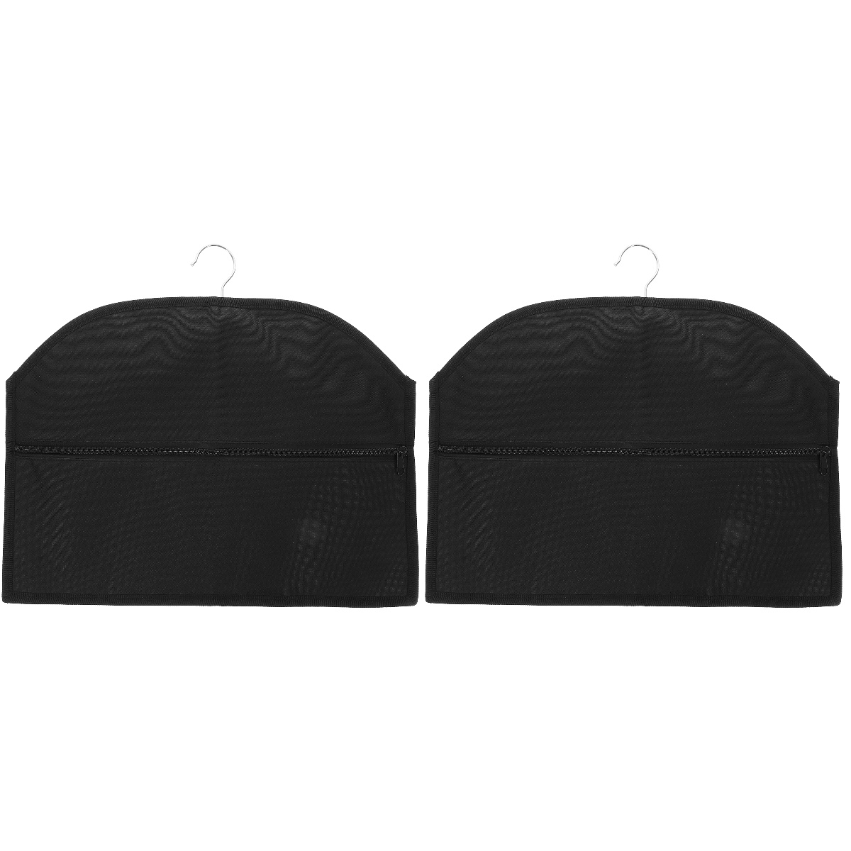 Set of 2 Hanger Hide Bag Storage with Zipper Handbag Bags Small Safe ...