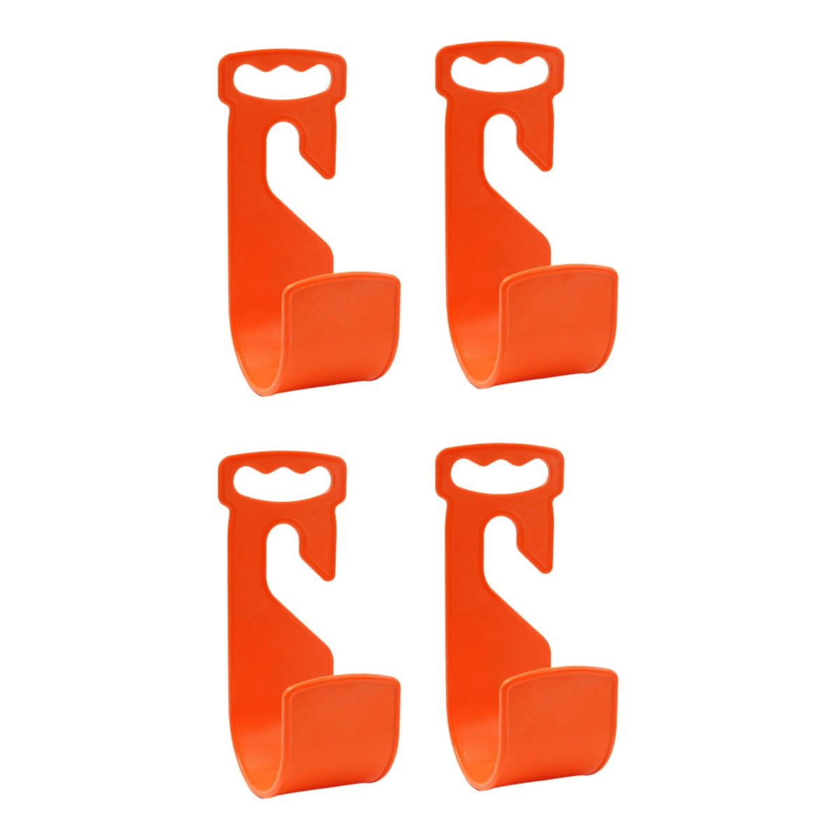 Set of 2 Hanging Hose Hook Removable Elastic Standing Hooks Orange ...