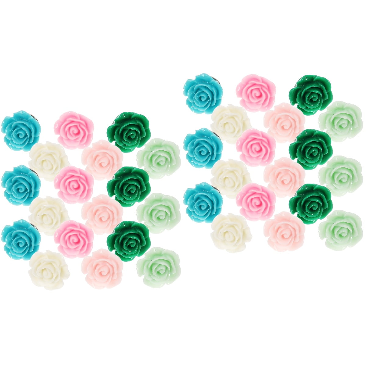 Set of 2 Heart Shaped Push Pin Thumbtack Pushpins Map Markers Office ...