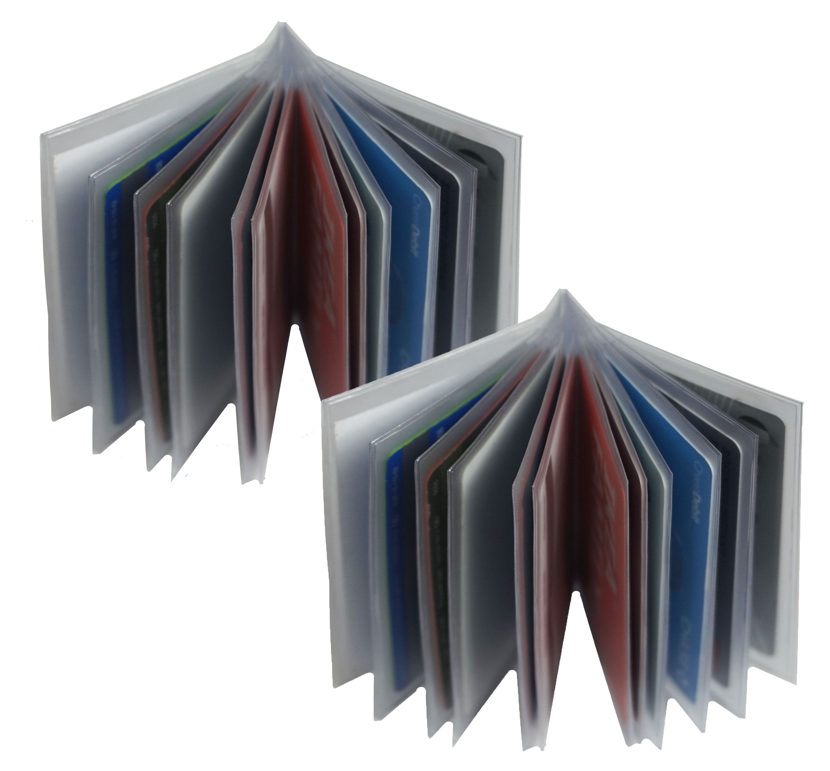 Bullz 2pk Heavy Duty Clear Vinyl Wallet Inserts 12 Pages - Walmart.com