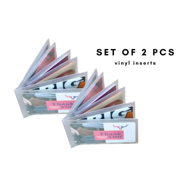 Clear Wallet Inserts