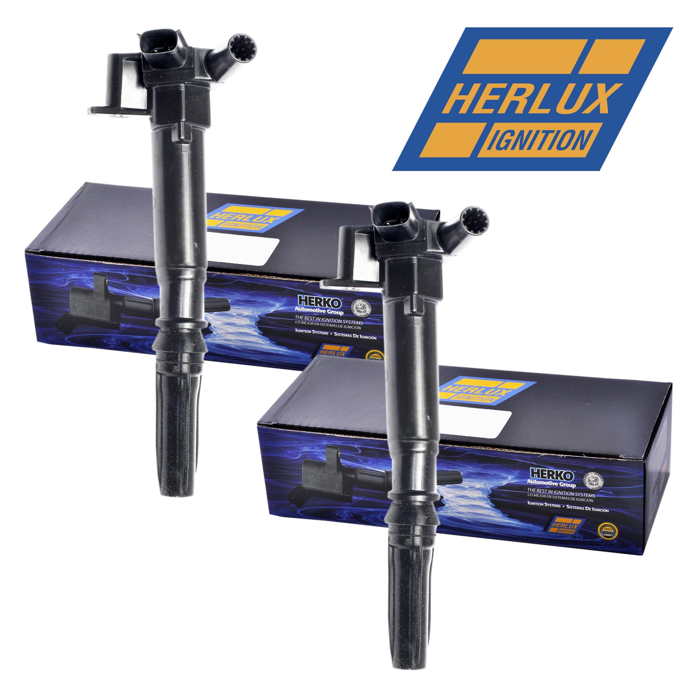 Set of 2 Herko Direct Ignition Coil B210 for Ford F-150 F-250 Super ...