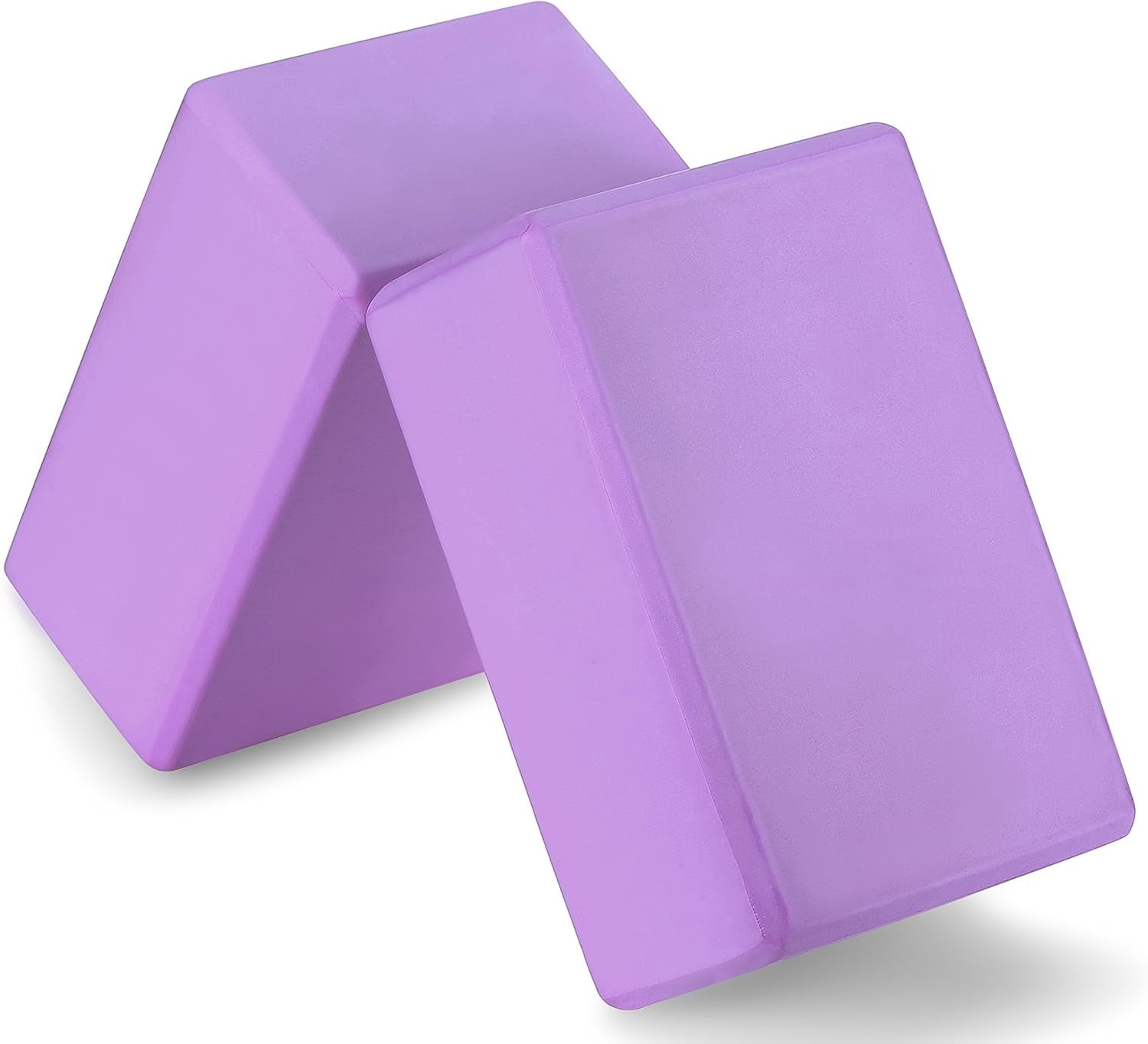 Set of 2 High Density Yoga Blocks, 9"x6"x4" Each, Pair, Multiple Colors - Walmart.com