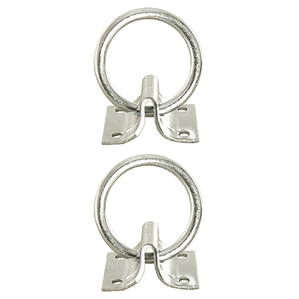 Set of 2 Hilason in Cross Tie Ring w/ 2mm sheet Zinc Plated - Walmart.com