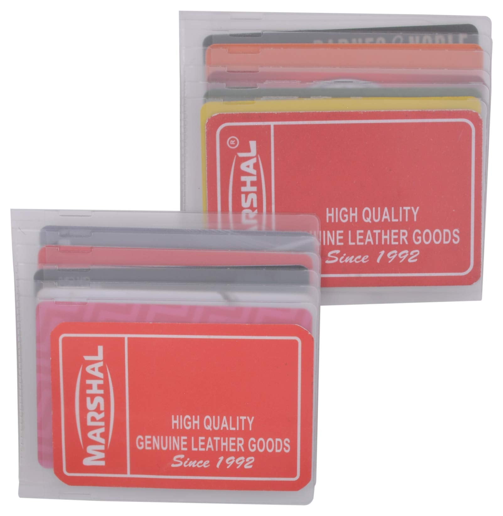 Set of 2 Hipster Bifold Staggered Plastic Inserts Wallets Side Load by ...