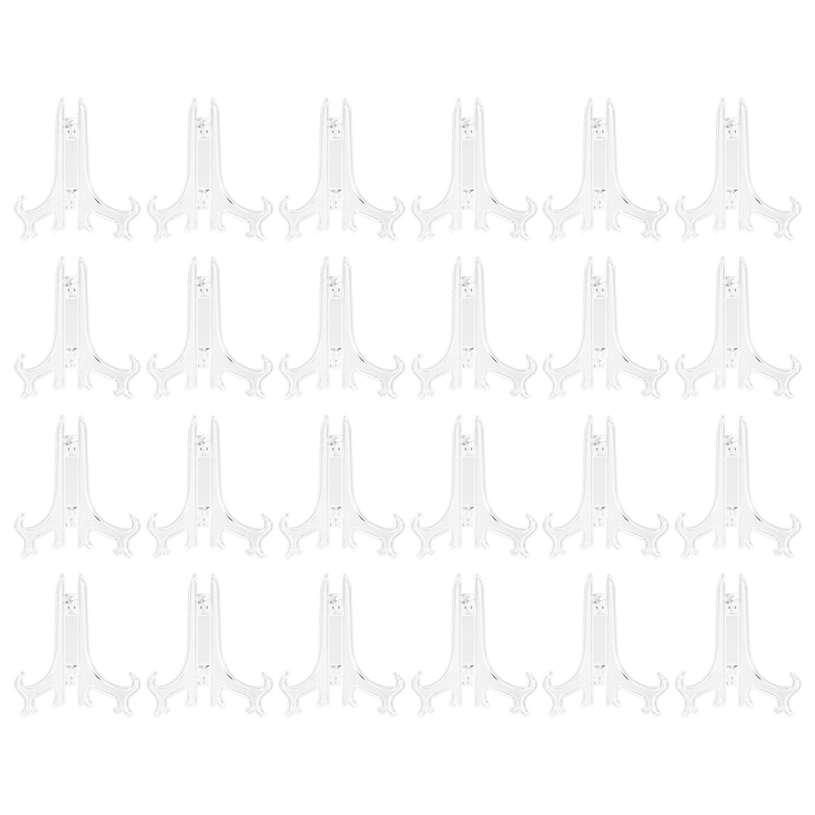 Set of 2 Holder Frame Disc Display Stand Curved Easel Plate Stands ...