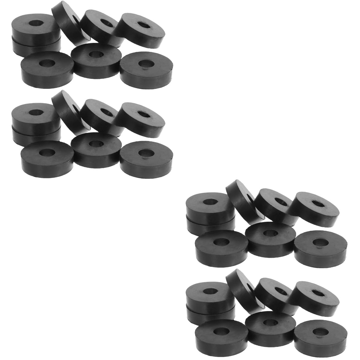 Set of 2 Hole Plugs Rubber Isolation Pad Mechanical Shock Absorber ...