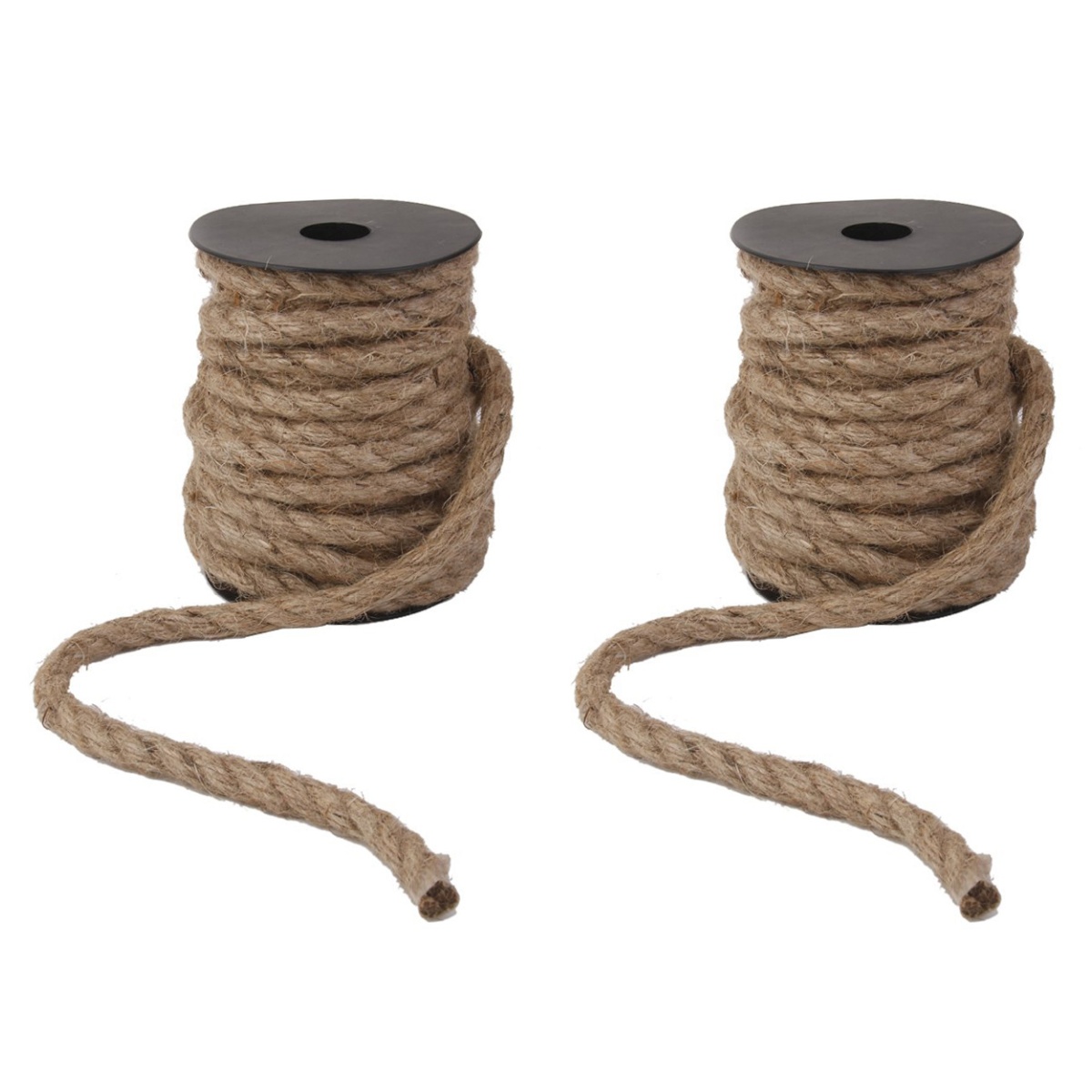 Set of 2 Home Accents Decor Wedding Burlap Thread Twine Thick 10 Yard ...