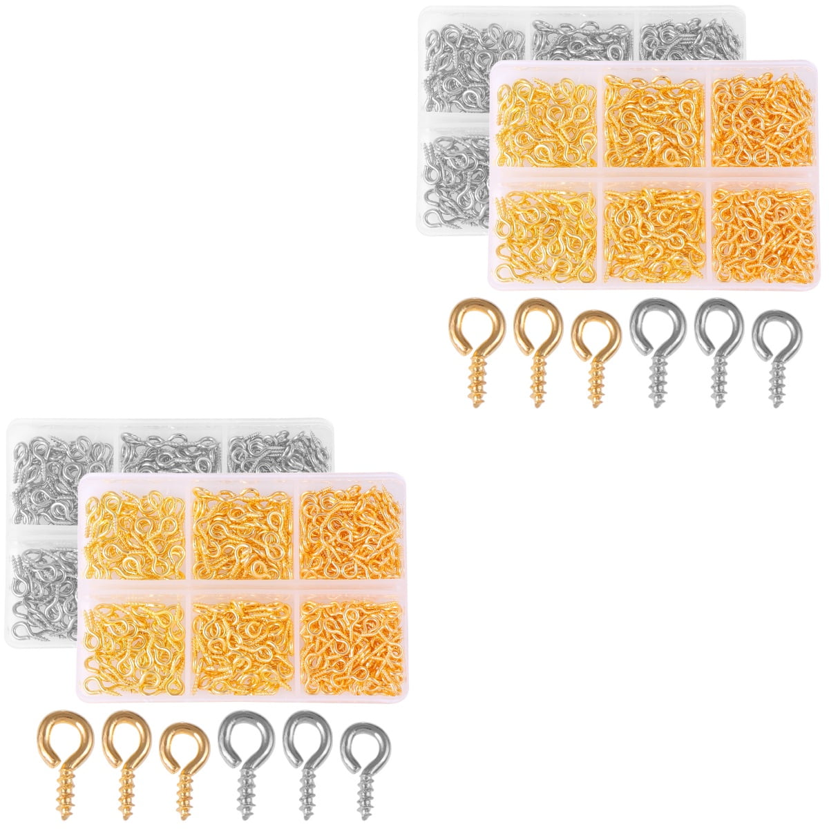 Set of 2 Hotfix Sheep Eye Nail Screw Long-lasting Screws Necklace ...