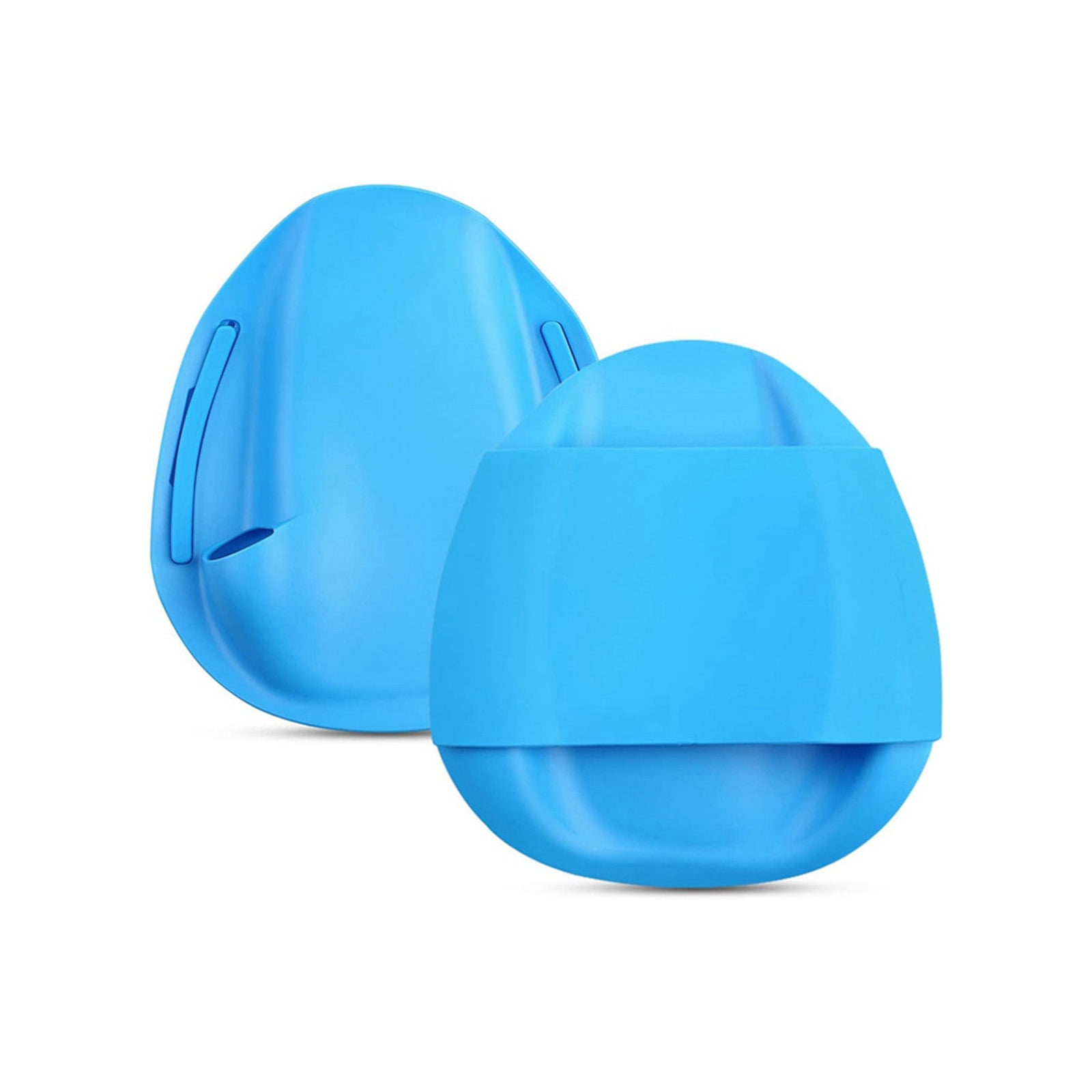 Set of 2 Hydrodynamic Swim Training Gear Flexible Silicone Hand Fin ...