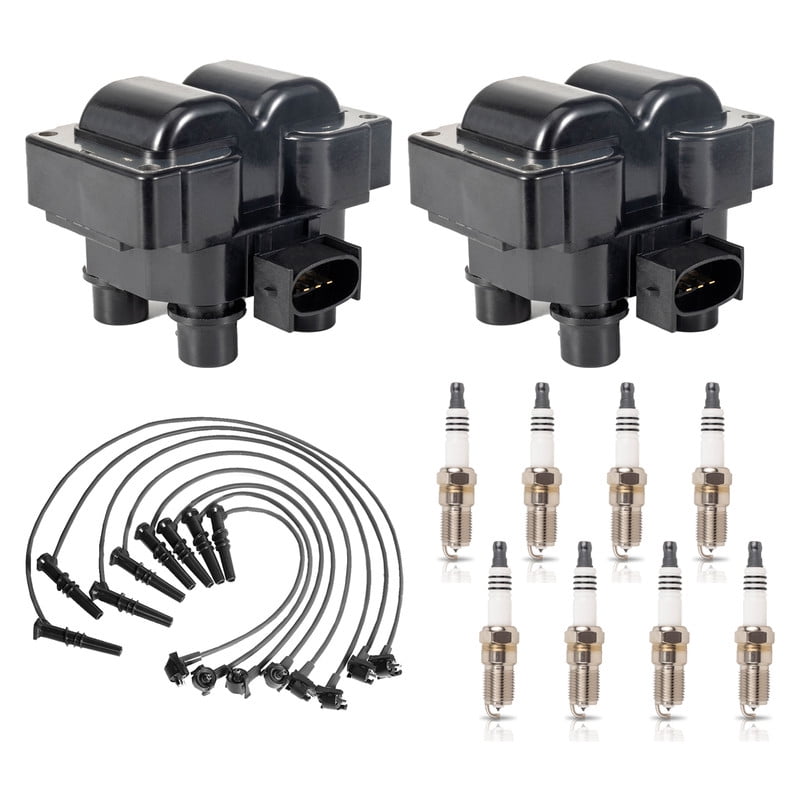 ISA Auto Ignition Coils, Spark Plugs, Wireset Compatible with 1997 Ford ...