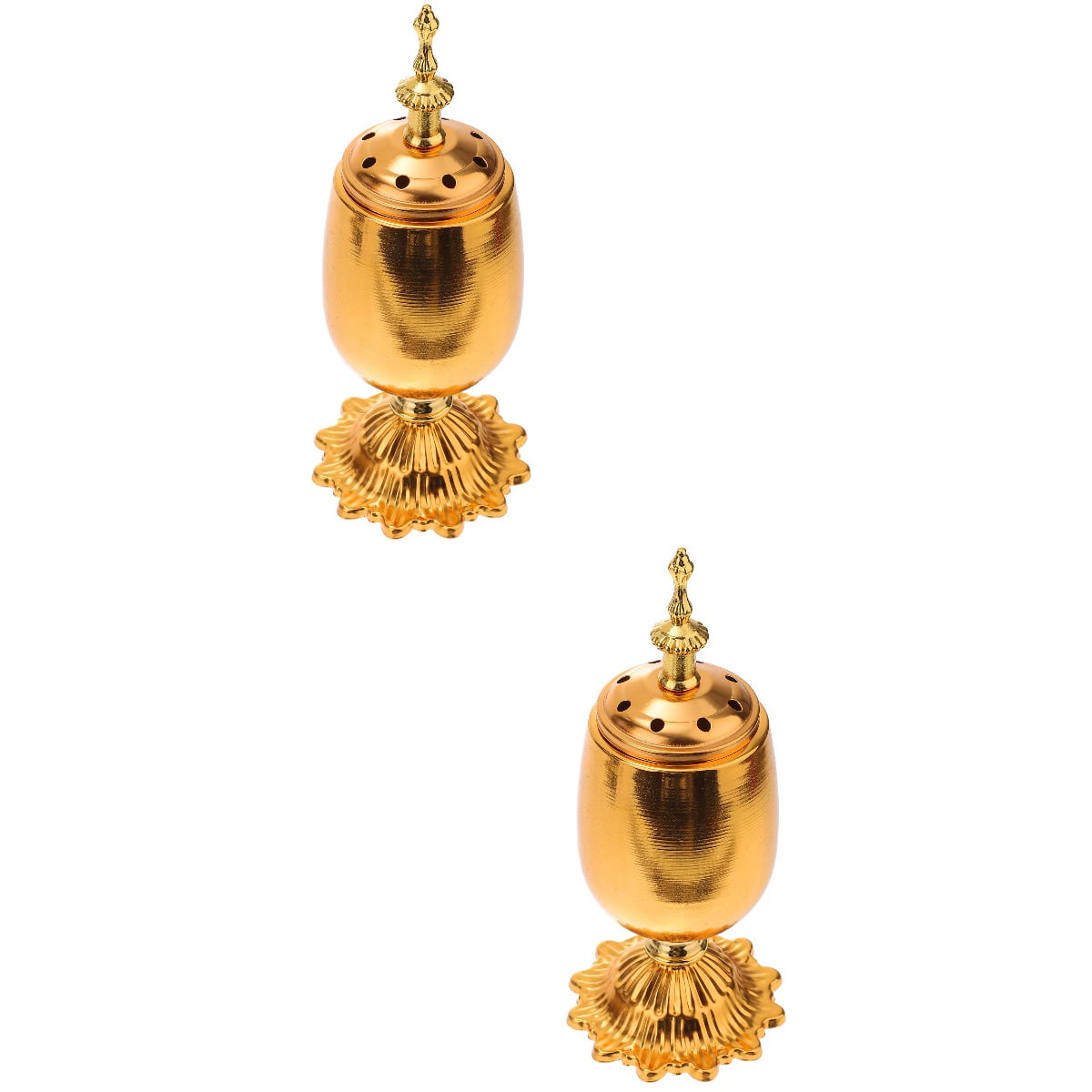 Set of 2 Incense Burner Citronella Sticks Snail Holder Golden - Walmart.com