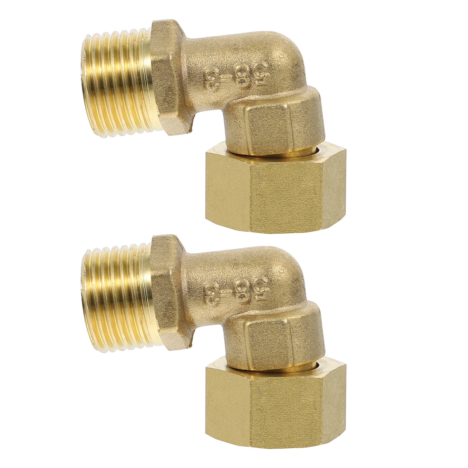 Set of 2 Inner Thread Connector Pipe Joint Washer Drain Splitter ...