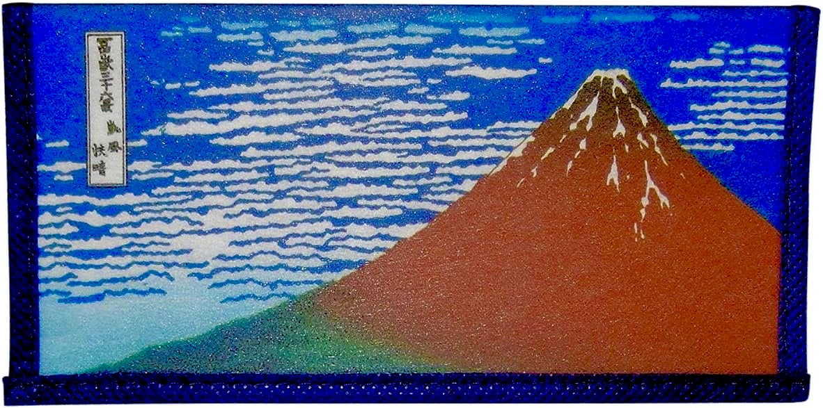 Set of 2 Japanese Rice Paper Wallet/Checkbook Cover Mt. Fuji Design ...