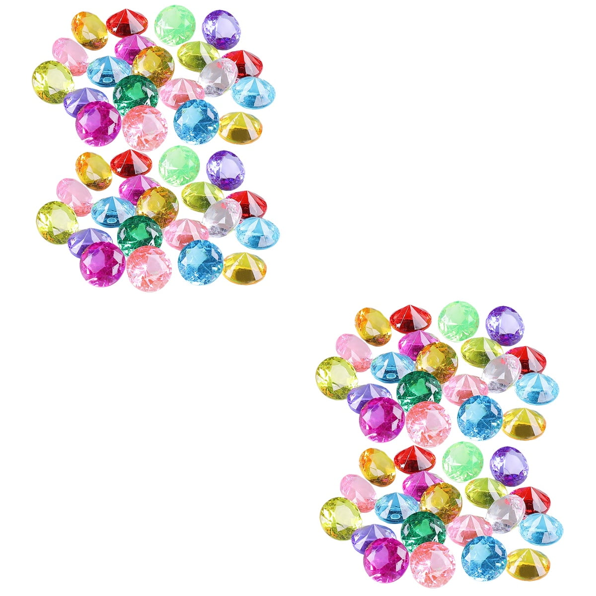 Set of 2 Jewel Toy Gem Jewels Light up Bath Toys Gemstones for Kids ...