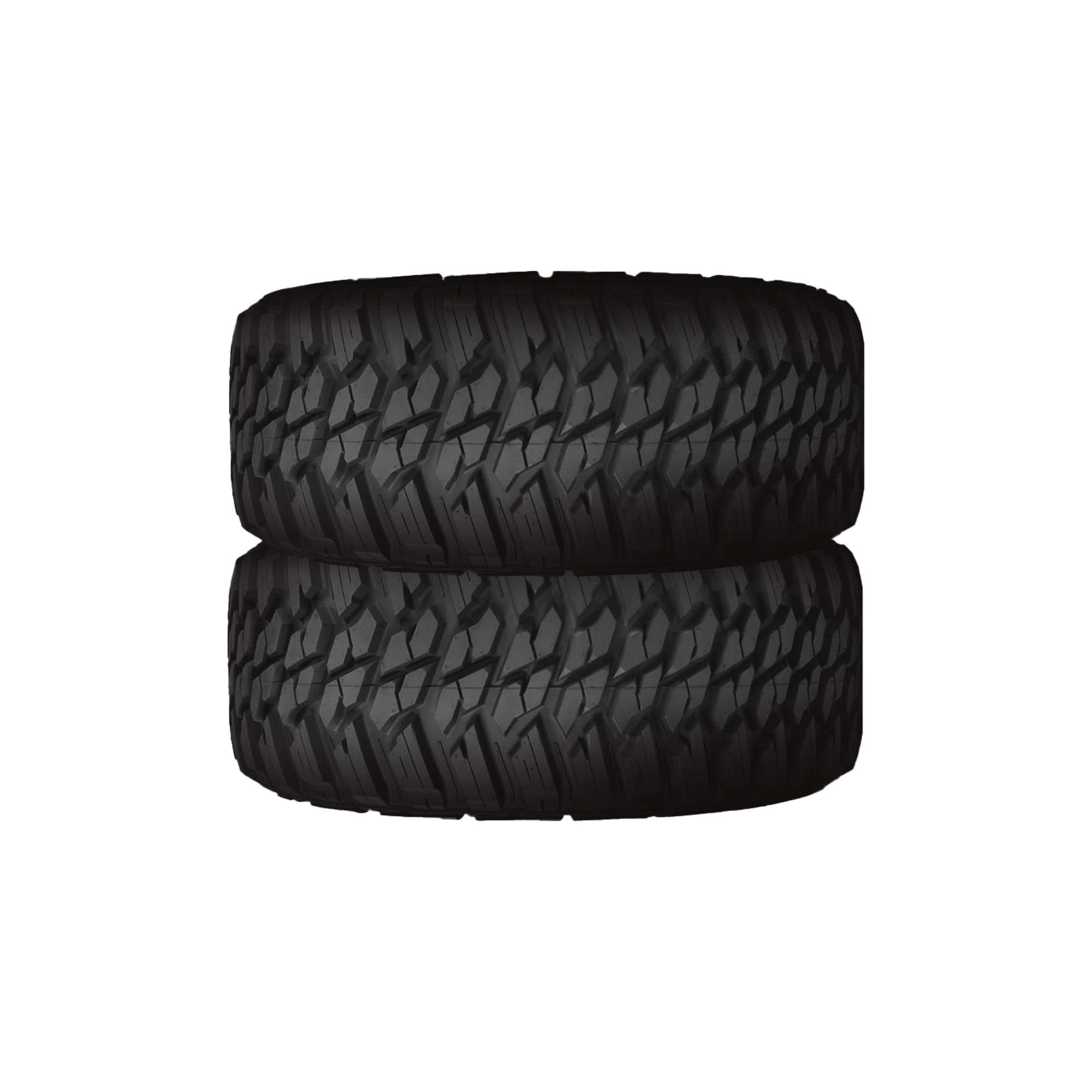 Kanati Mud Hog Set of 2 Aggressive Terrain LT33X12.50R17 120Q E Tires ...