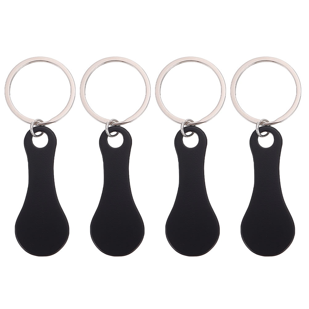 Set of 2 Key Rings Cart Token Unlocker Shopping Trolley Tokens ...