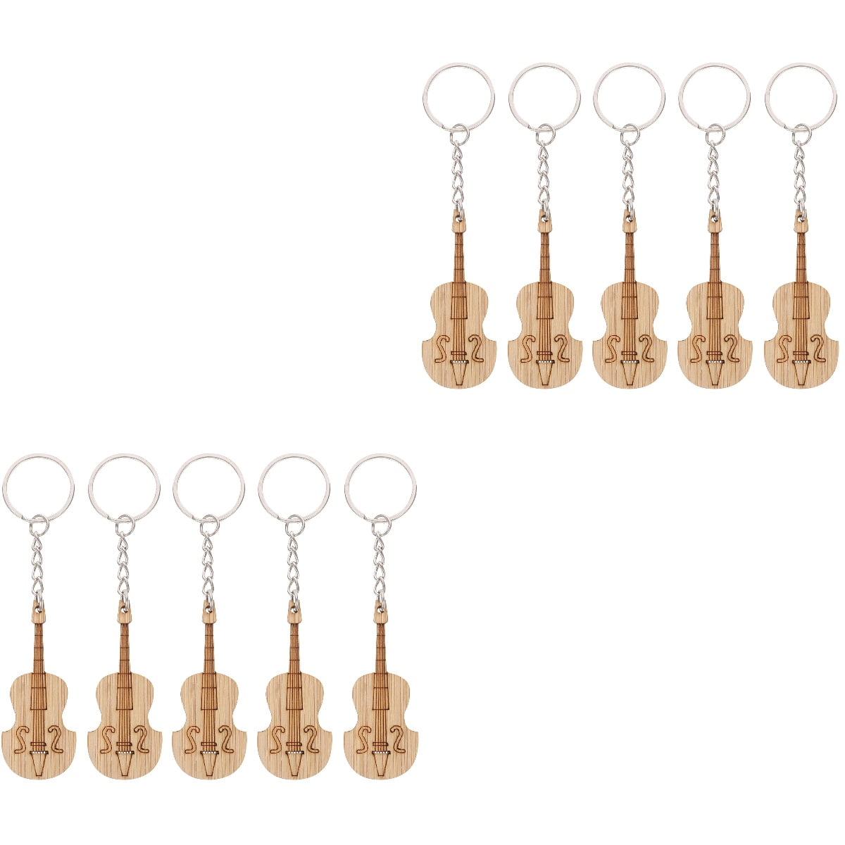 Set of 2 Keys Musical Instrument Keychain Keychains Student - Walmart.com