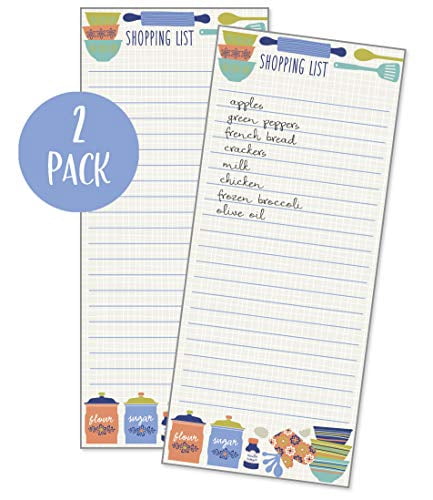 Set of 2- Kitchen Design List Pad, Fridge Pad, Notepad, Shopping List ...