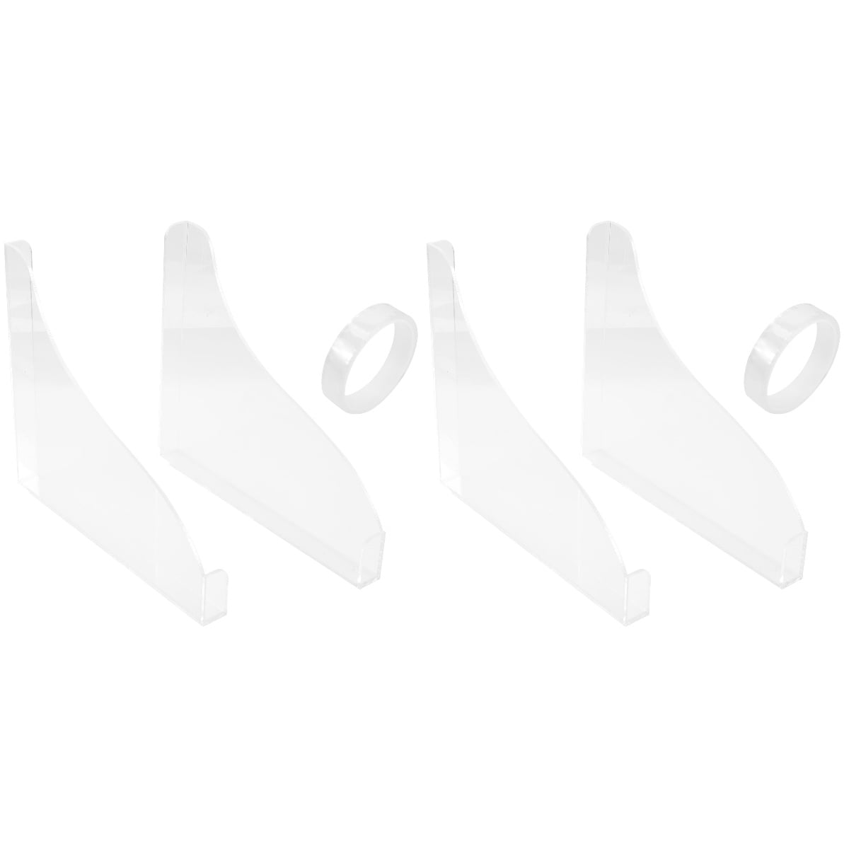 Set of 2 Kitchen Splatter Guard Splashing Baffles Plug Play Slip Man ...