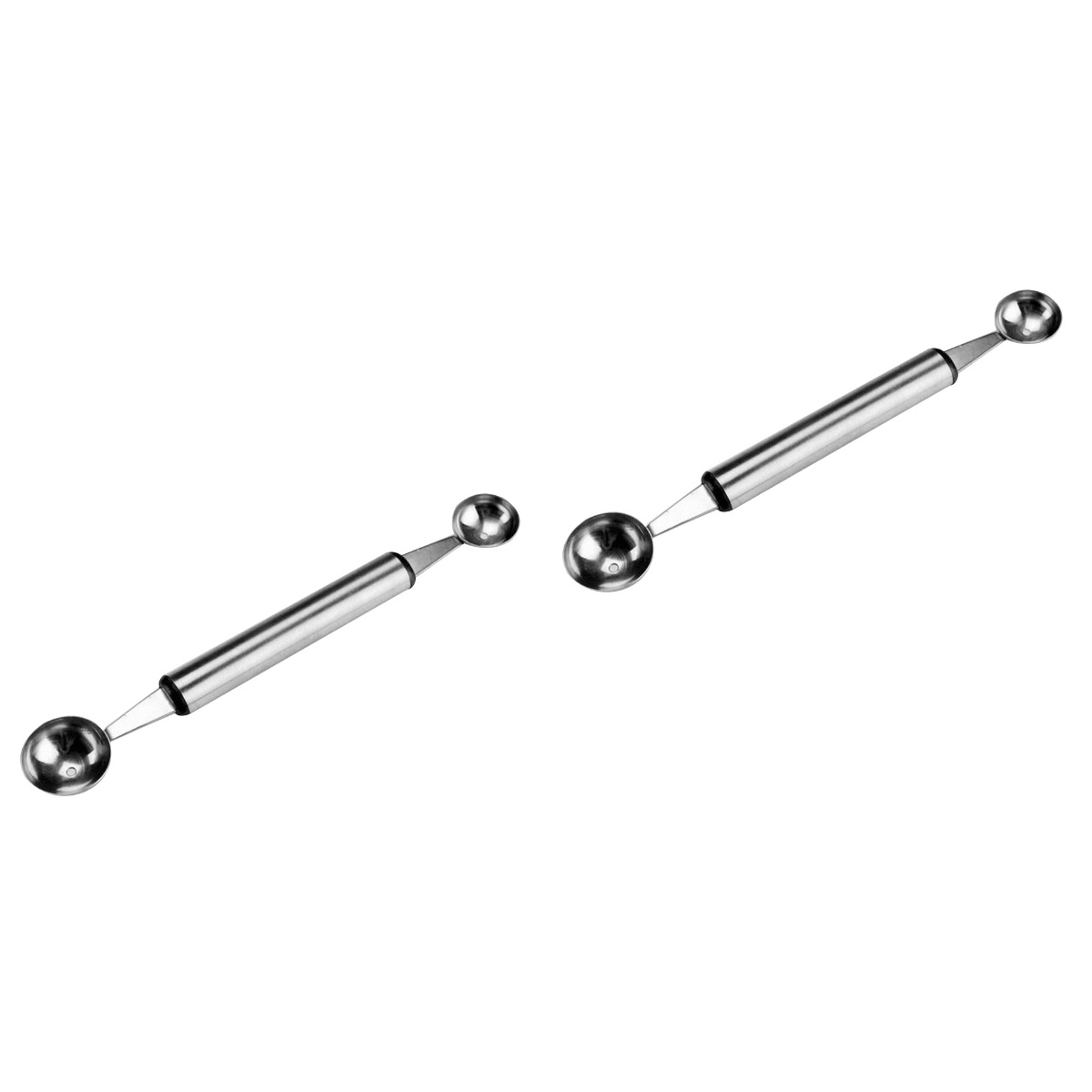 Set of 2 Kitchen Tool Ice Cream Scoop Stainless Steel Scoops Vegetable ...