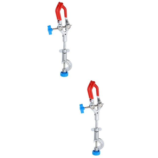 Set of 2 Lab Clip Claw Clip Laboratory 3 Finger Clamp Extension Clamp ...