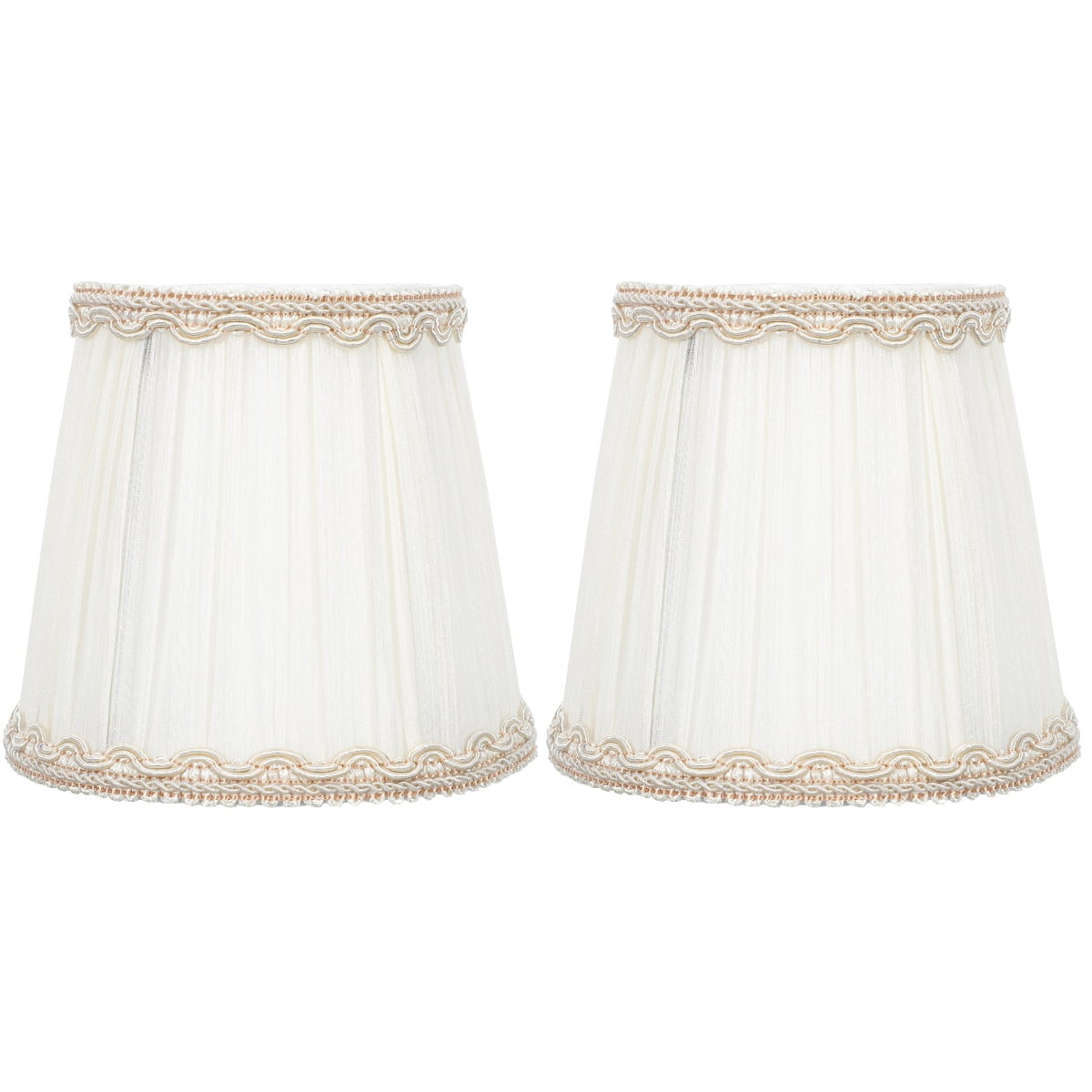 Set of 2 Light Bulb Lamp Shade Shades for Wall Candelabra Bulbs Bell ...