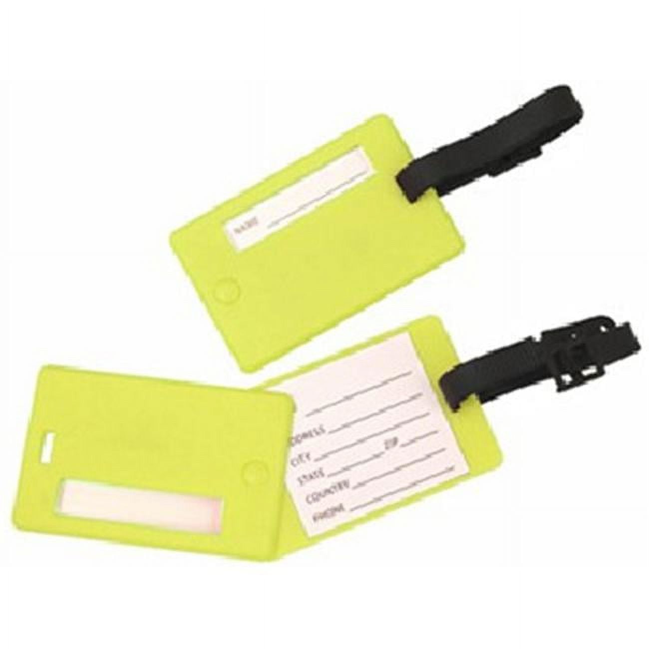 Set of 2 Luggage Tags - Yellow Set of 2 Luggage Tags - Walmart.com
