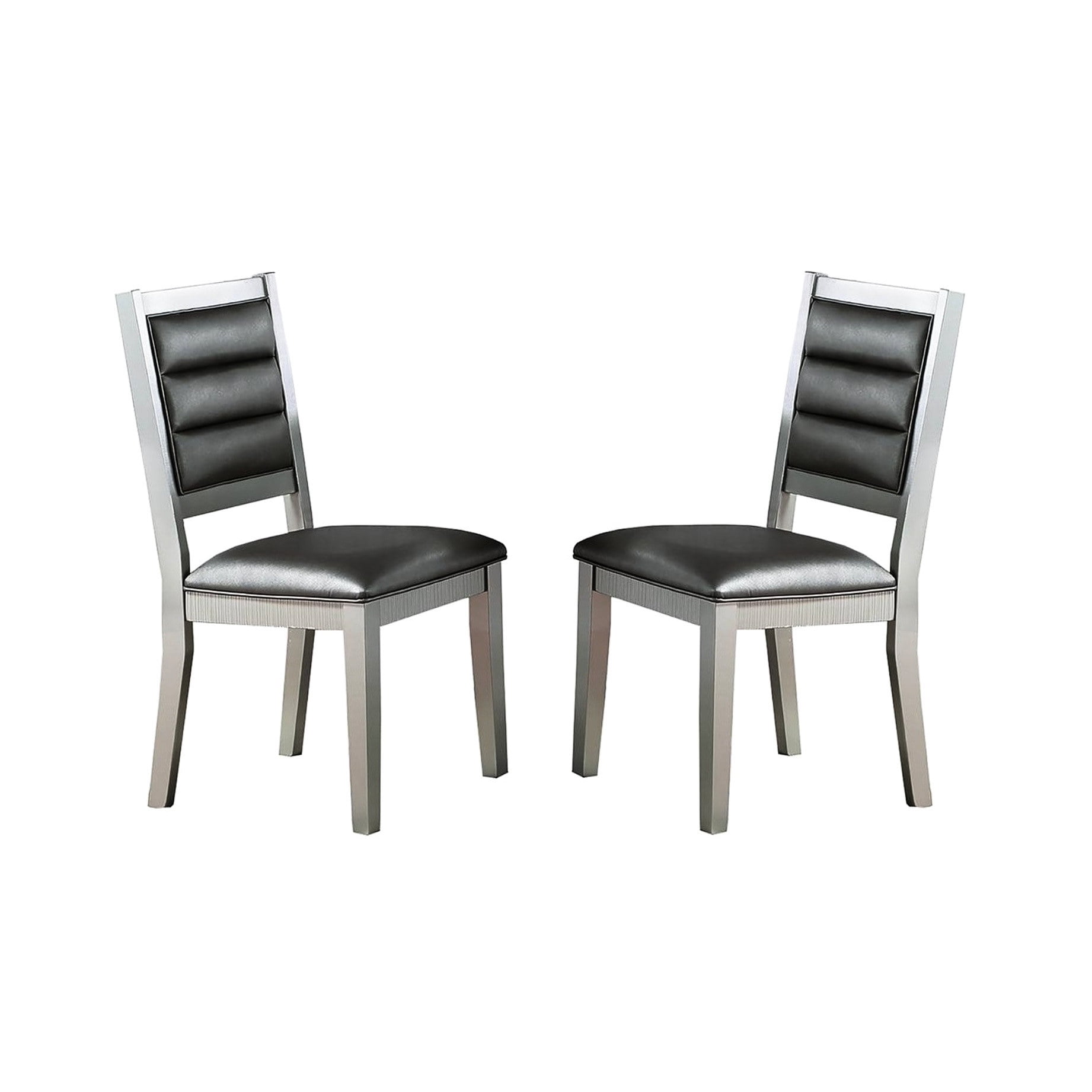 Set of 2 Luxury Dining Chairs with Tufted Back | Comfortable for Long ...
