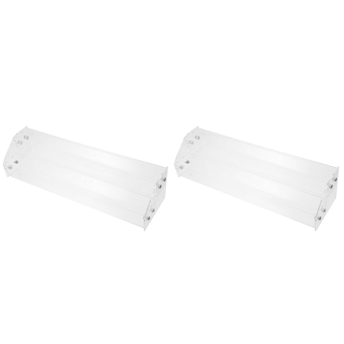 Set of 2 Magazine Holder Display Case Storage Frame Cd Shelf Acrylic ...
