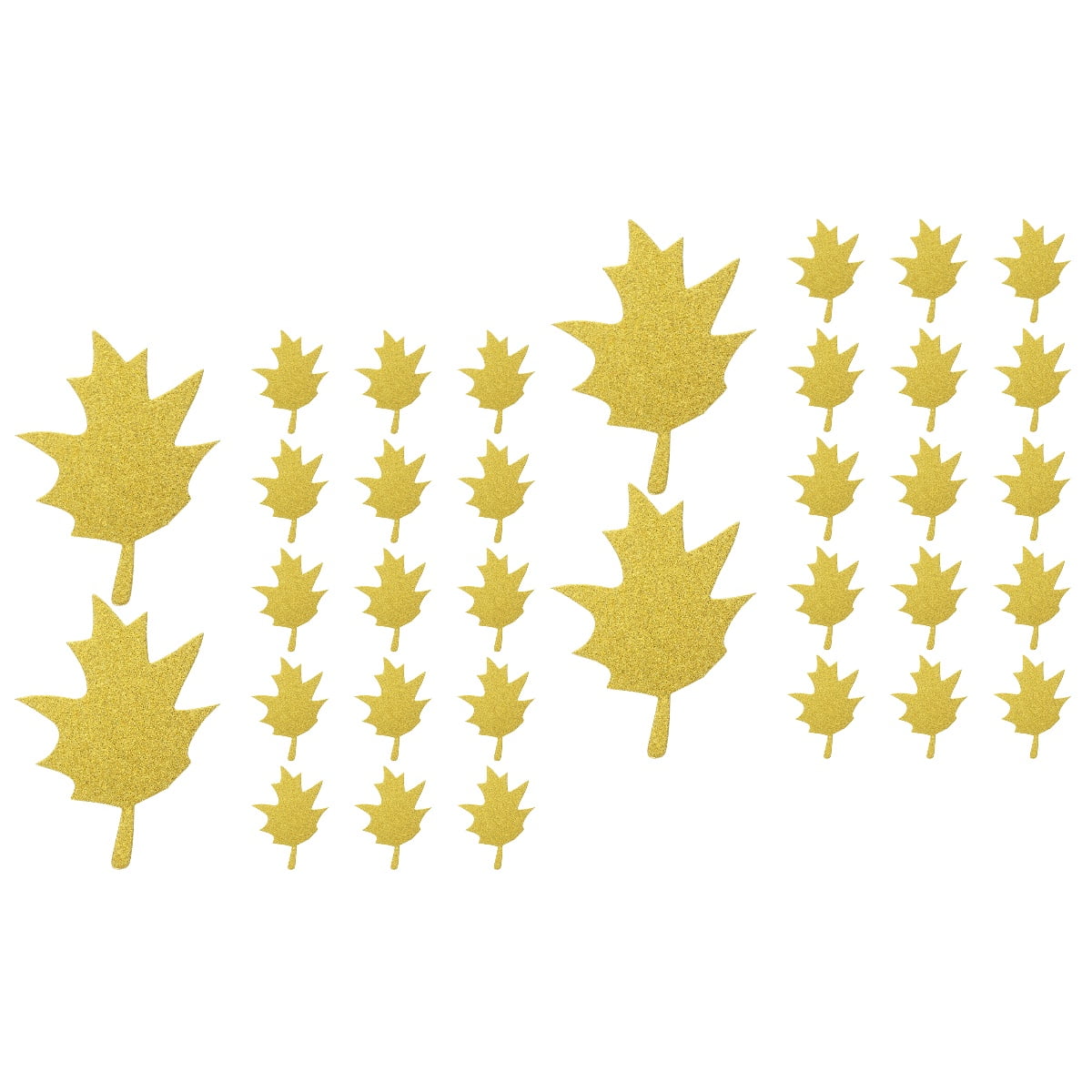OFFIGAM Leaf Paper Cutouts Fall Decorations 40Set 3.9In7.1In - Walmart.com