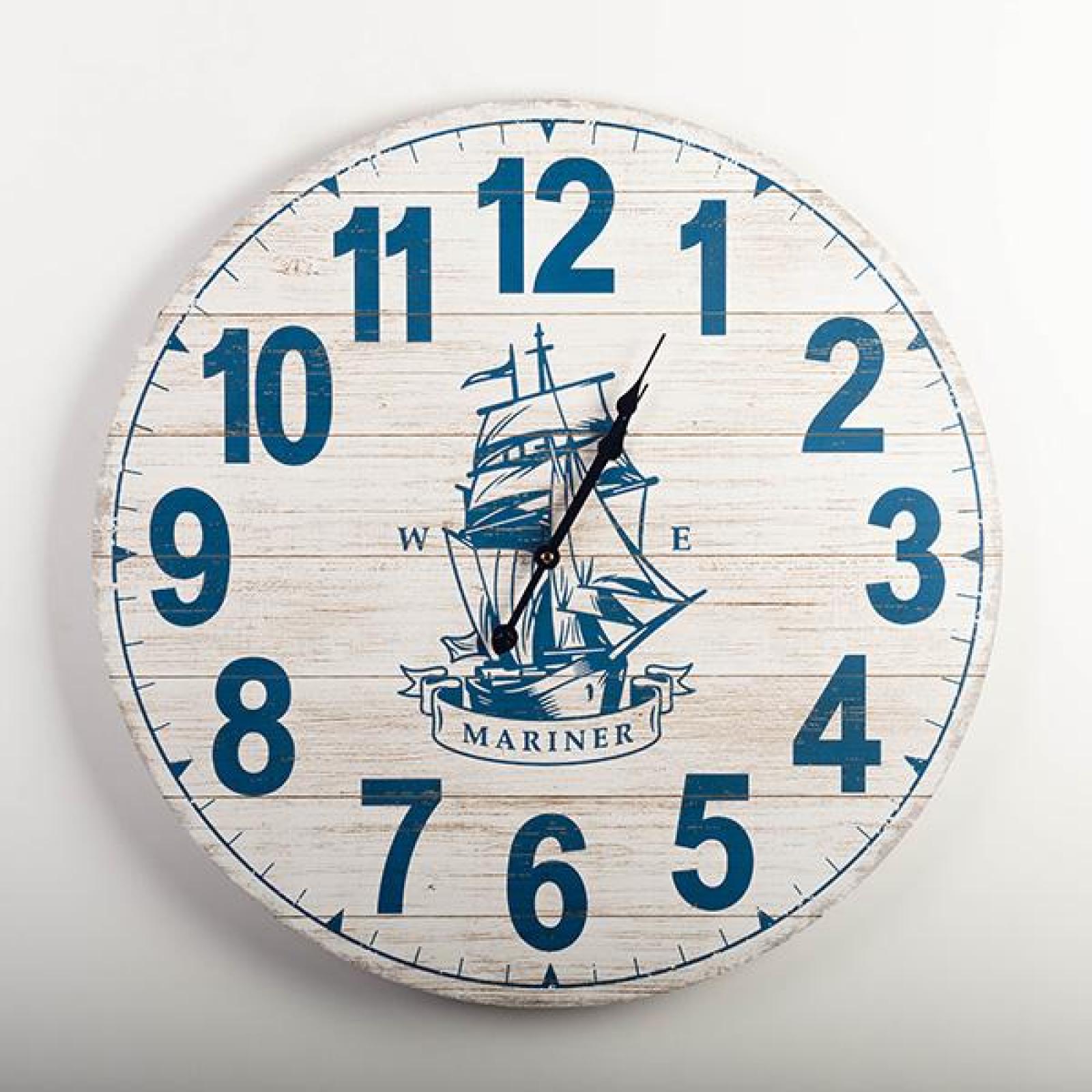 Set of 2 Mariner With Sail Boat Wall Clock - Walmart.com