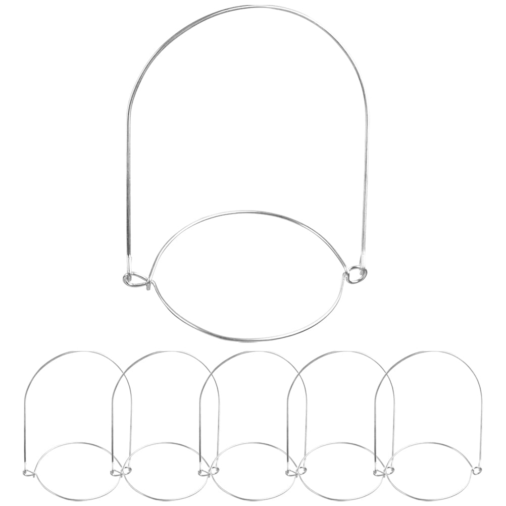 Set of 2 Mason Jar Jars Handle Centerpieces Hanging Handles - Walmart.com