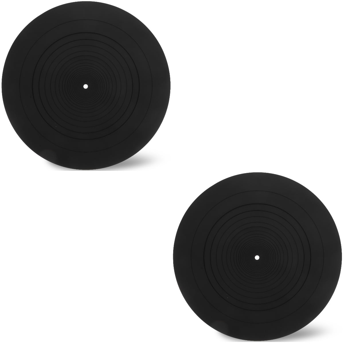 Set of 2 Mat for Disc Record Protective Turntable Platter The Black ...