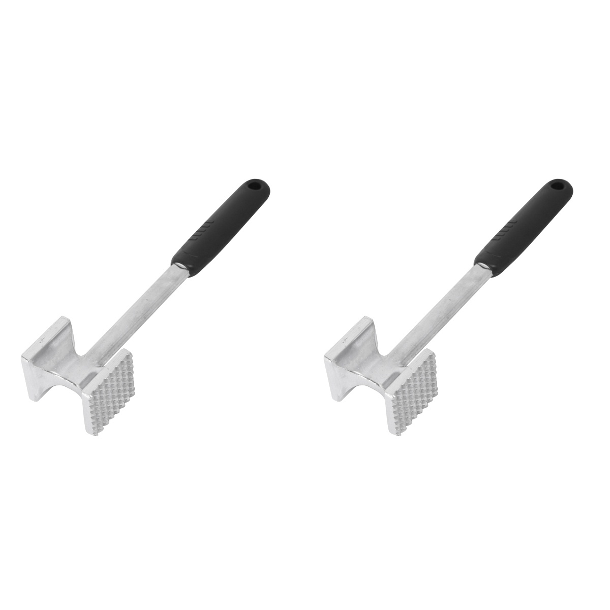 2-Piece Meat Set with Square Meat Hammer, Beef Mallet, Pork Pounder ...