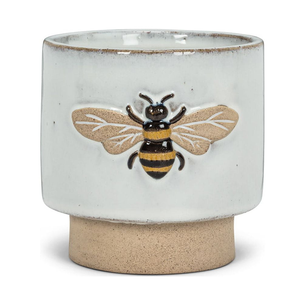 Set of 2 Medium Single Emboss Bee Planter - Walmart.com