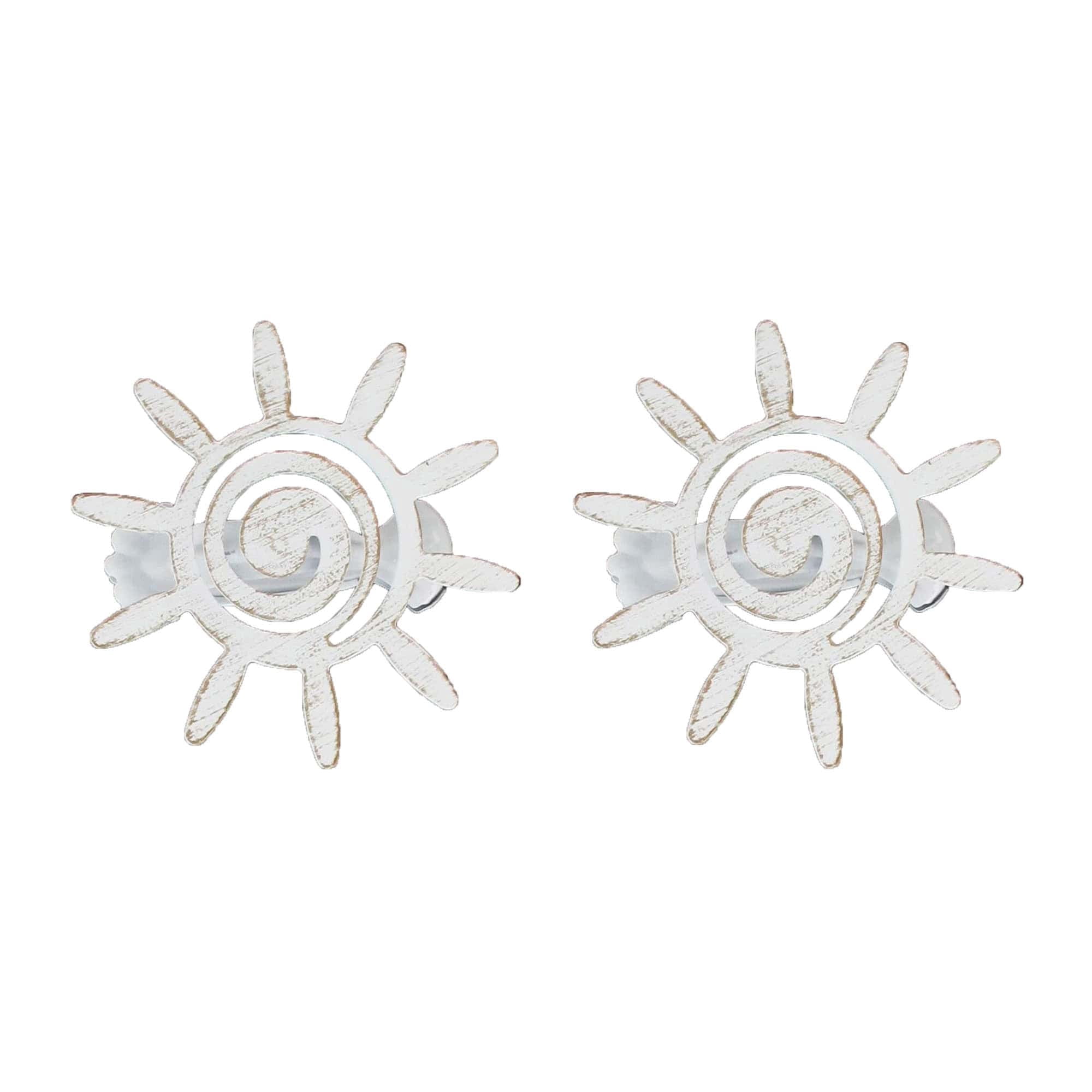 Set of 2 Metal Curtain Tiebacks – Helios Sun Design – Elegant ...
