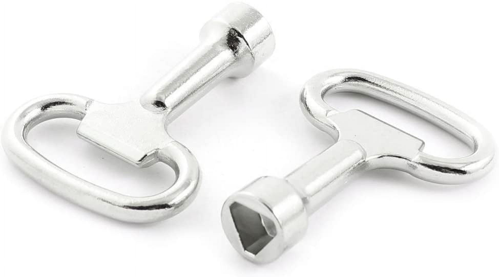 Set of 2 Metal Triangle Keys for 8mm Triangle Lock - Walmart.com