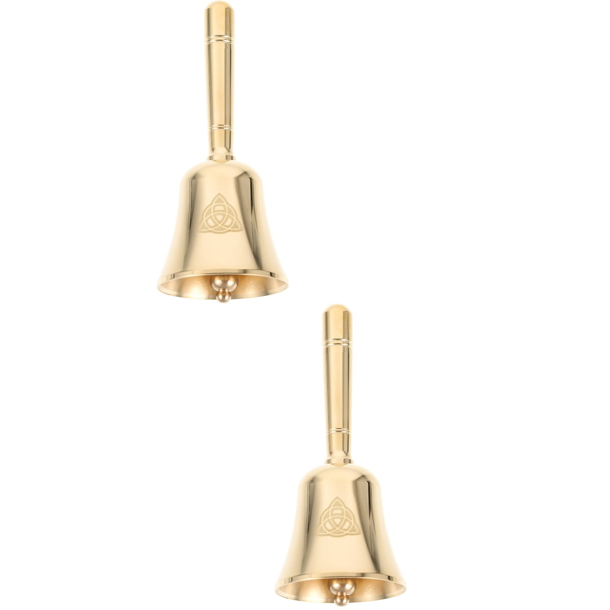 Set of 2 Mini Altar Bell The Peripheral Altar Bell Hand Bells for Kids ...