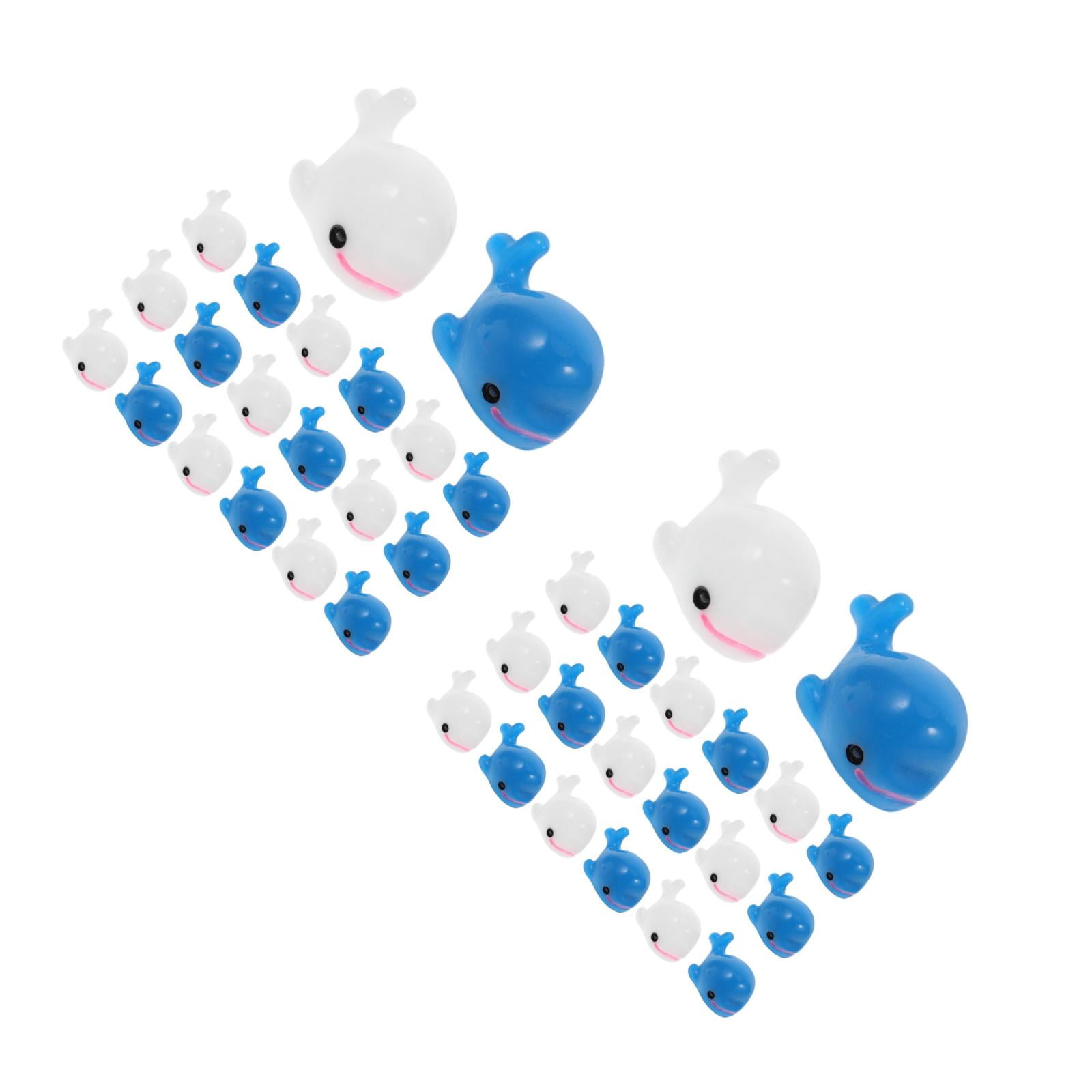 Set of 2 Miniature Dolphin Figurines The Animal Animals Baby - Walmart.com