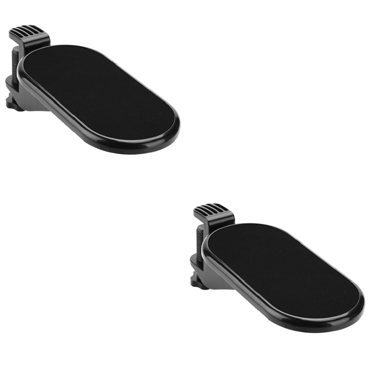 Set of 2 Mouse Pad Wrist Rest Wrist Rest for Tendonitis 31.9x12cm Black ...