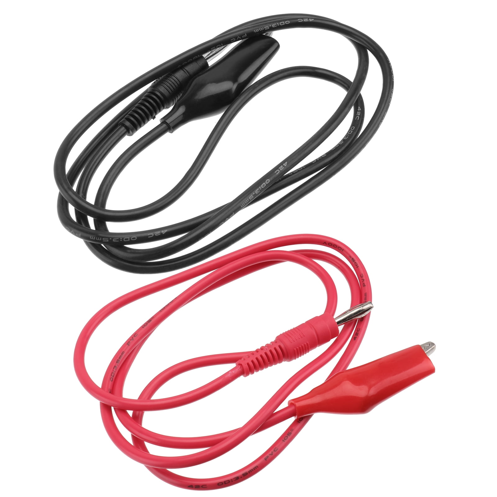 Set of 2 Multimeter Test Leads with Alligator Clips Line for Bows ...