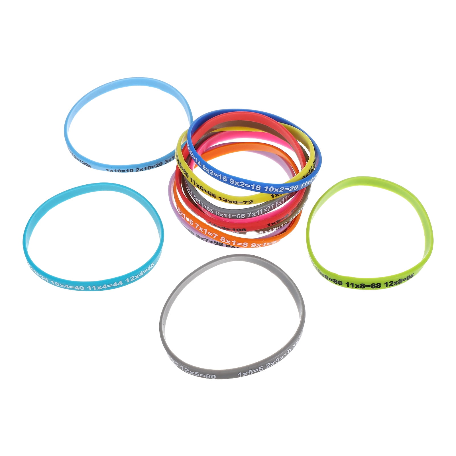 Set of 2 Multiplication Formula Silicone Wristband - Walmart.com