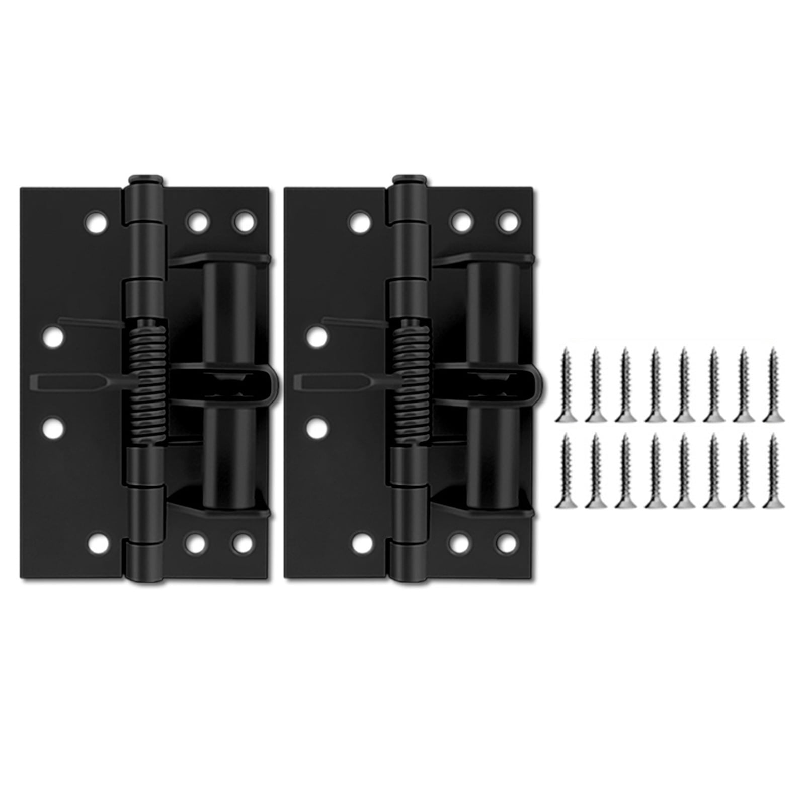 Set of 2 Multipurpose Automatic Closing Spring Hinges with 90 Degree ...
