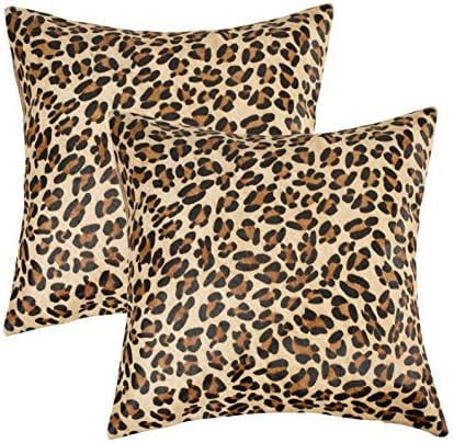 Set of 2, Natural Torino Cowhide Throw Pillows with Poly Insert | Togo ...