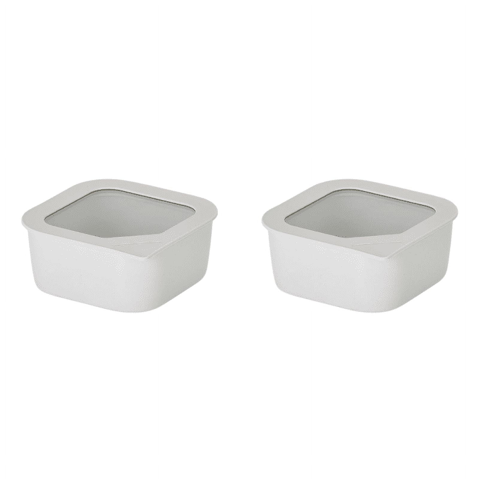 Neoflam FIKA One Porcelain Food Container Set of 2 with Glass Lid ...