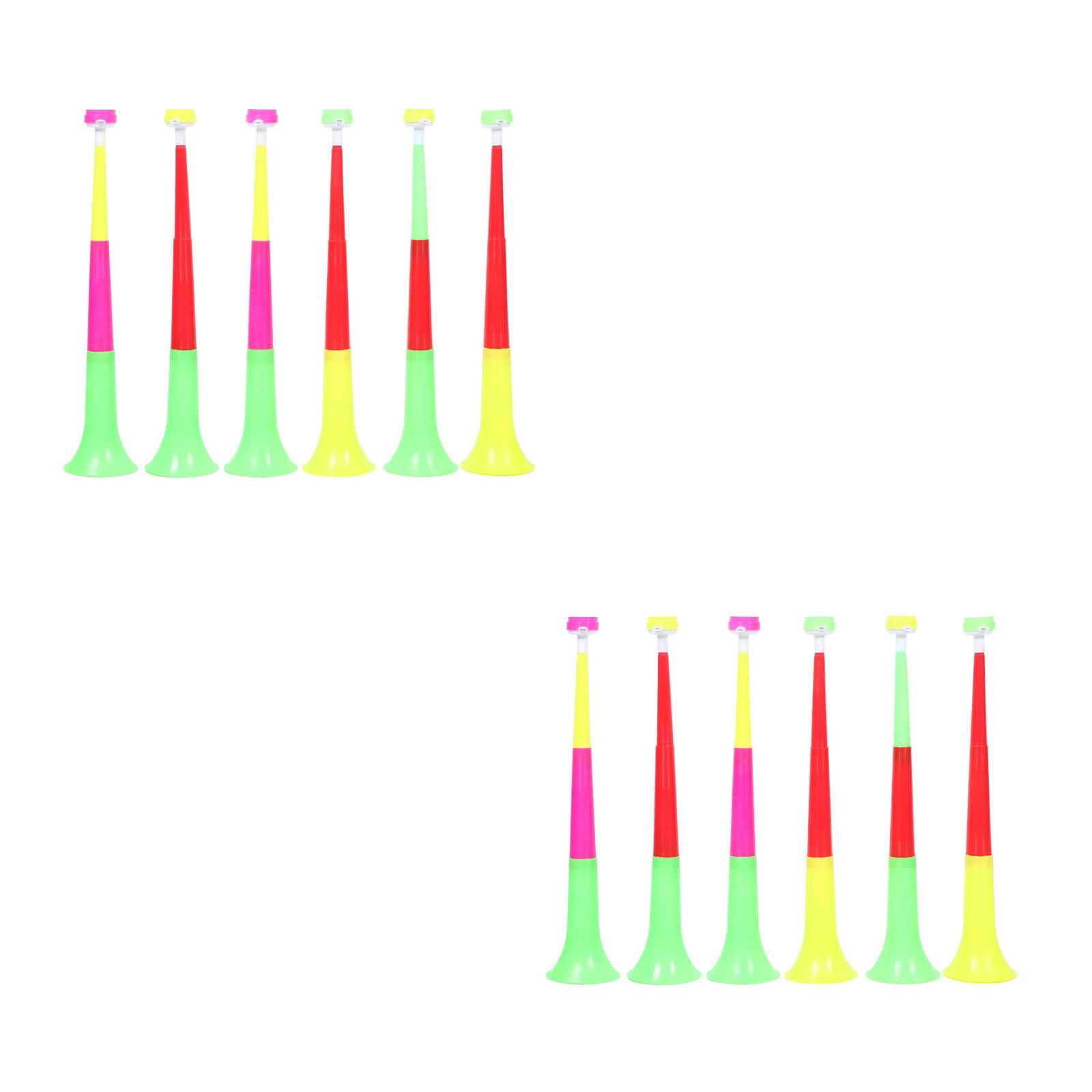 Set of 2 Noise Maker for Football Games Cheering Props Airhorn Trumpet ...